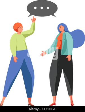 Political dialog concept vector flat isolated illustration Stock Vector ...