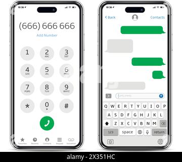White virtual vector keyboard. Mockup light keyboard in neumorphic ...