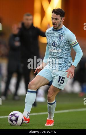 Adam Smith of Bournemouth during the premier league match at the Old ...