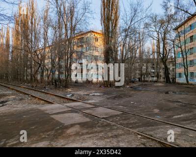 Poverty slum part of Voronezh Russia Stock Photo - Alamy
