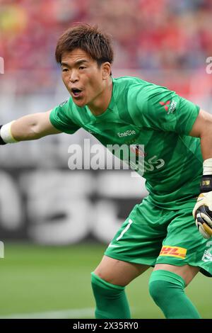 Saitama, Japan. 20th Apr, 2024. Referee Yuichi Nishimura during the 2024 J1 League match between ...
