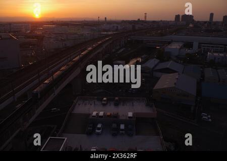 Local Train on the JR Saikyo Line, Saitama Prefecture, Japan Stock ...