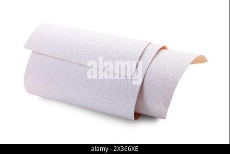 Sheet of coarse sandpaper isolated on white Stock Photo - Alamy