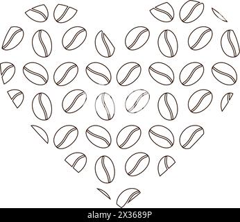 A set of minimalistic heart-shaped logo designs isolated on white and ...
