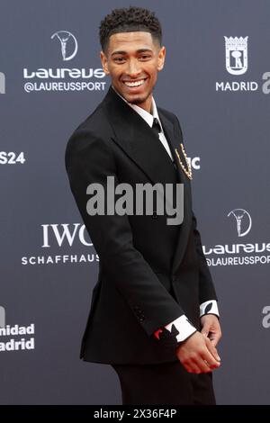 Jude Bellingham poses on the red carpet during Montblanc presents The ...