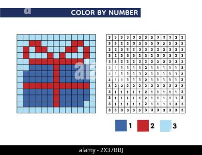 Coloring page. Educational game for children. Flat cartoon style ...