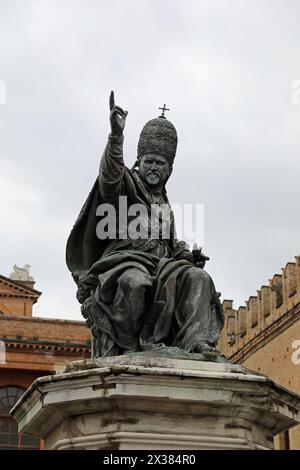 17th century statue in Rimini of Pope Paul V who was born Camillo ...