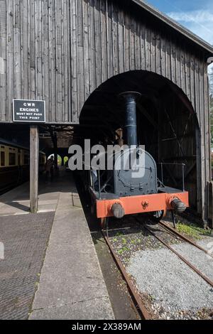 Iron Duke broad gauge replica steam engine on display at National ...
