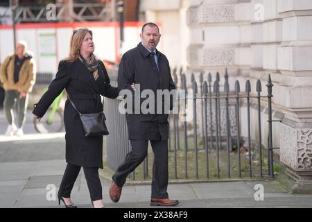 Pc Stephen Smith arriving at Westminster Magistrates' Court, London ...