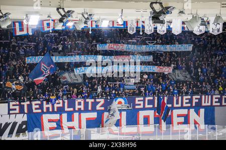 Die Fans des EHC Kloten haben vor dem Spiel gegen den HC Davos in der ...