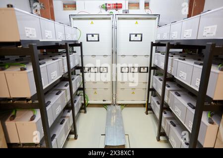 UPS, batteries for uninterrupted electricity, Wiring, electrical panels ...