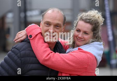 Dresden, Germany. 25th Apr, 2024. Actress Emilie Neumeister stands ...