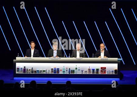 CEO of French group Danone, Antoine de Saint-Affrique arrives at the ...