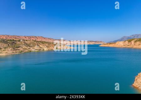 Lake Negratin reservoir, Sierra de Baza, Granada Province, Andalusia ...