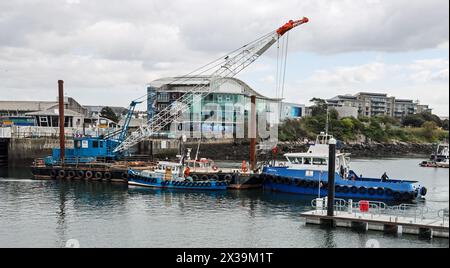 A major refurbishment project is underway working on the lock gates at ...