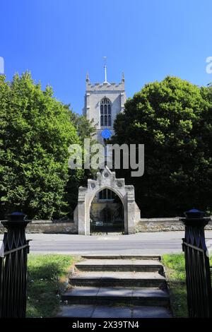 St Marys Church, Pinchbeck town; Lincolnshire County; England; UK Stock ...