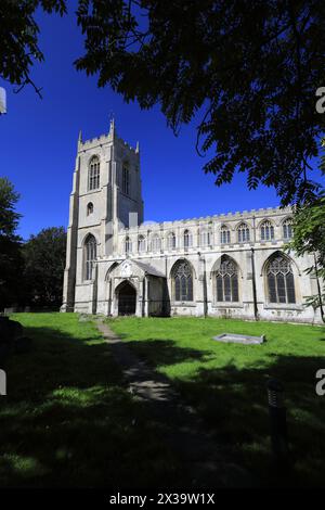 St Marys Church, Pinchbeck town; Lincolnshire County; England; UK Stock ...