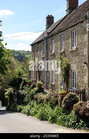Wellow a somerset village Near Bath England UK Stock Photo - Alamy