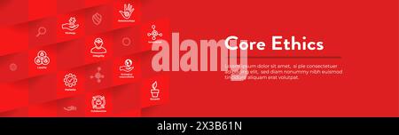 Core Ethics Web Header Banner - Dedication Integrity and Mission Core ...