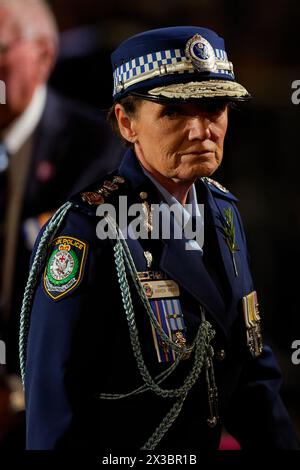 NSW Police Commissioner Karen Webb speaks to the media during a press ...