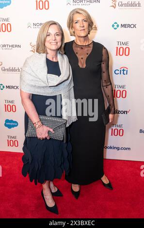 NEW YORK, NEW YORK - APRIL 25: Beth Ford (R) attends the 2024 Time100 ...