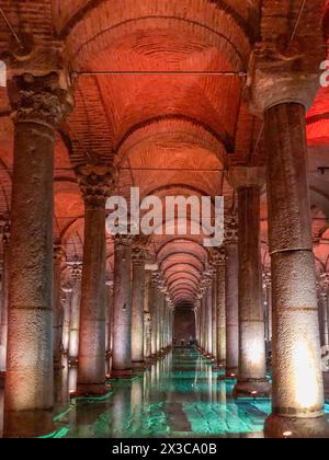Istanbul, Turkey - April 1, 2024: The Basilica Cistern, - Yerebatan ...
