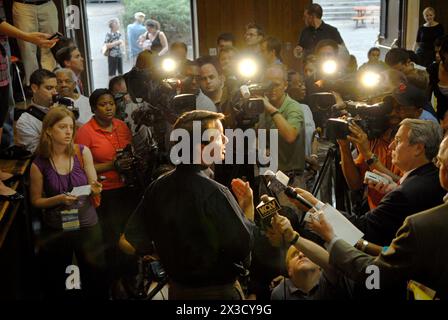 Former US senator John Edwards visits the Hill District of Pittsburgh ...
