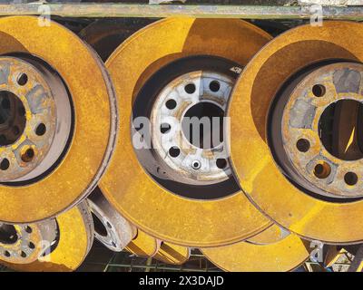 rusted brake discs Stock Photo - Alamy