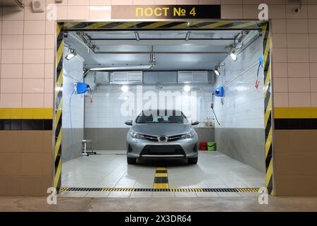 Car wash complex in underground parking Stock Photo - Alamy