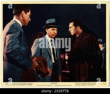 Dragnet Lobby Card - Vintage lobby card Stock Photo - Alamy