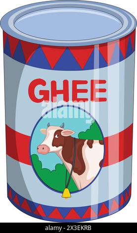 Ghee vector illustration Stock Vector Image & Art - Alamy
