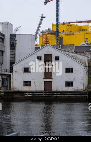 Dolwin Epsilon offshore wind convertor platform in Haugesund, Norway ...