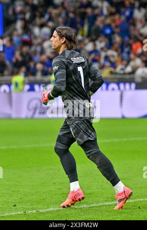 The goalkeeper of Inter Yann Sommer during Inter - FC Internazionale vs ...