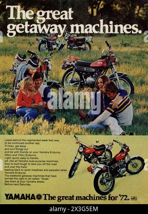 Vintage "Playboy" Magazine July 1972 issue advert, USA Stock Photo - Alamy