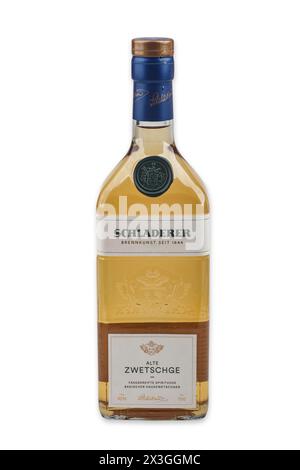 Bottle Schladerer Fruit Brandy Stock Photo - Alamy