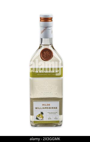 Bottle Schladerer Fruit Brandy Stock Photo - Alamy