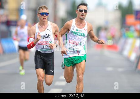 Fabio Oliveira (Portugal), Adrian Lehmann (Switzerland). Men's Marathon ...