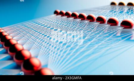Artificial intelligence neural network layers, conceptual illustration Stock Photo - Alamy