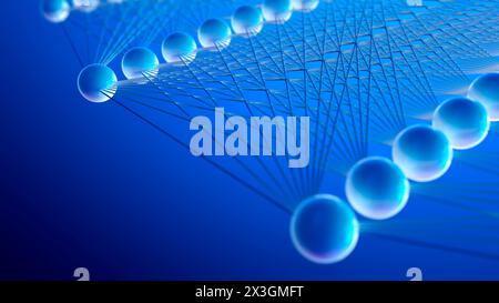 Artificial intelligence neural network layers, conceptual illustration Stock Photo - Alamy
