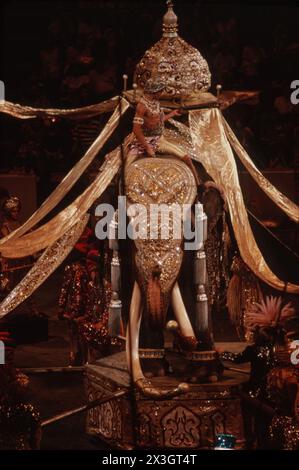 Ringling Bros. and Barnum & Circus, mid 1980's King Tusk Stock Photo ...