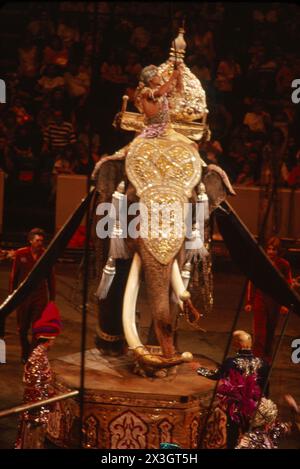 Ringling Bros. and Barnum & Circus, mid 1980's "King Tusk Stock Photo ...