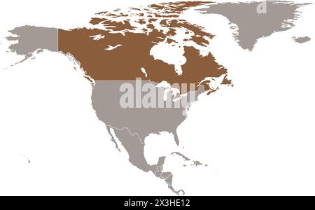 BROWN CMYK color map of GREENLAND Stock Vector Image & Art - Alamy
