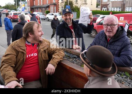 A Wrexham fan before the Sky Bet Championship match at SToK Racecourse ...