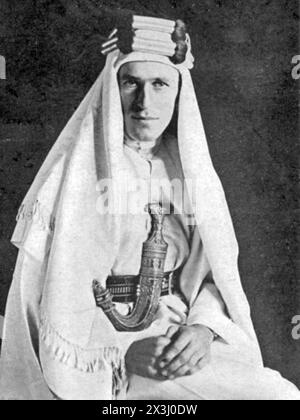 Lieutenant Colonel Thomas Edward Lawrence (aka Lawrence of Arabia, 1888 ...