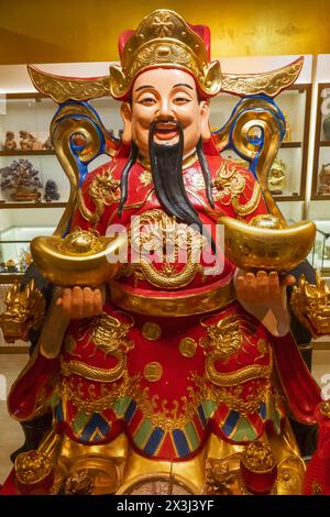 Asia, Singapore, Chinatown, God of Wealth Statue Stock Photo - Alamy