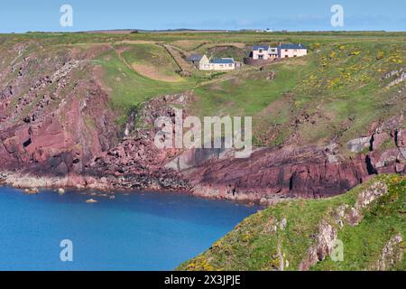 Westdale Bay - Pembrokeshire Coastal Path - Pembrokeshire, Wales, UK ...
