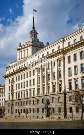 Bulgaria, Sofia, building facades downtown Stock Photo - Alamy