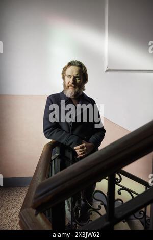 Portrait of Marco Rossari at his place 22/12/2023 ©Isabella De ...