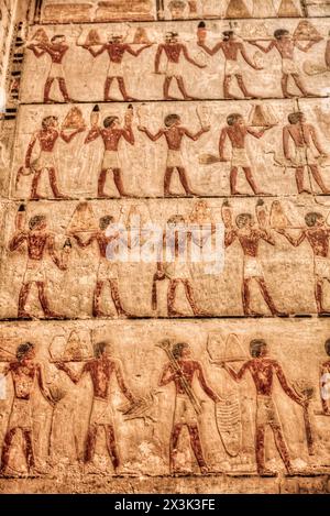 Reliefs, Mastaba of Ty, Necropolis of Saqqara, UNESCO World Heritage ...