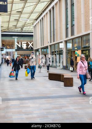 glass works shopping centre, Barnsley Stock Photo - Alamy